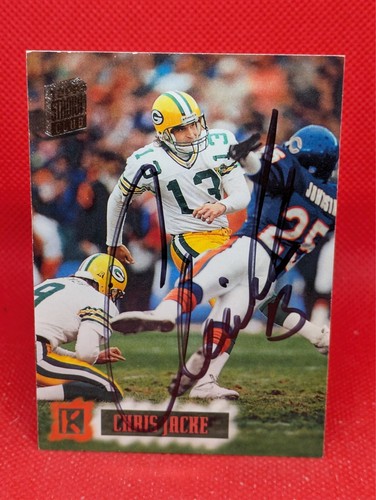 AUTOGRAPH on card: Chris Jacke 1994 Stadium Club #135 | eBay