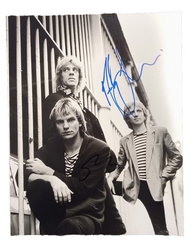 Sting Andy Summers THE POLICE Rock Music Signed Autographed 11x14 Photo ...