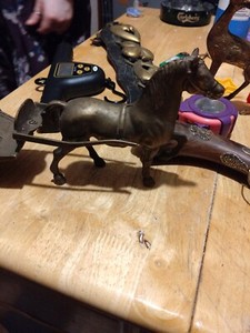 Brass Horse And Cart for sale | eBay