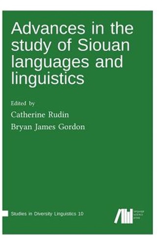 Advances in the study of Siouan languages and linguistics (Hardback or ...