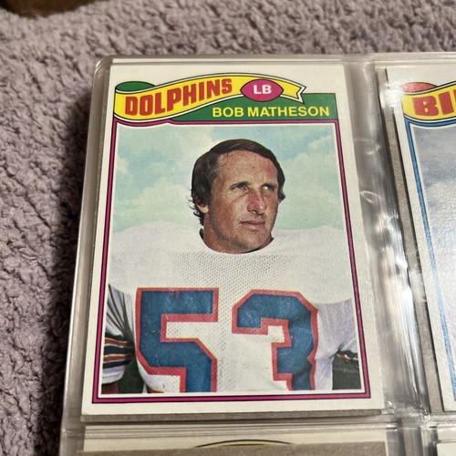 1977 Topps Football Bob Matheson Miami Dolphins #352 | eBay