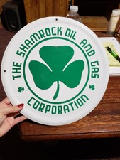 Shamrock Sign Indiana Collectible Gas & Oil Advertising Signs for sale ...