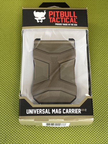 PITBULL TACTICAL Mag Carrier Gen2 Single Or Double Stack Mag Pouch FDE ...