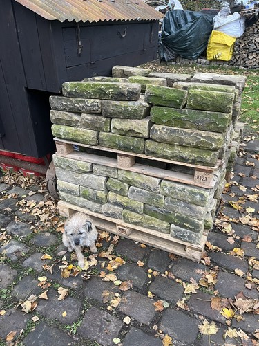 Reclaimed Pitched Face Building Stone | eBay UK