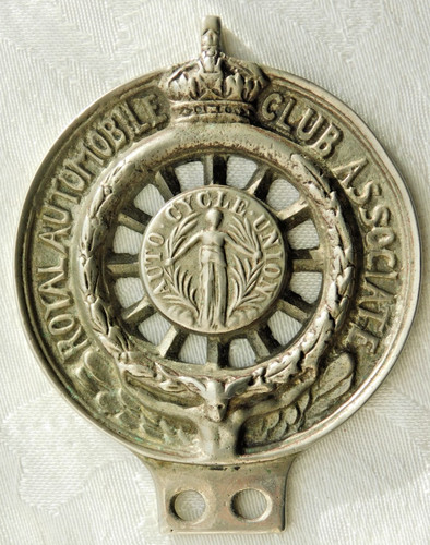 VINTAGE ROYAL AUTOMOBILE CLUB AUTO CYCLE UNION RAC MOTOR MOTORCYCLE CAR ...