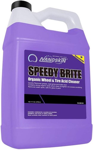 Nanoskin SPEEDY BRITE Professional Wheel & Tire Acid 1 Gallon (Pack of ...