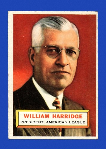 1956 Topps Set-Break # 1 Will Harridge VG-VGEX *GMCARDS* | eBay
