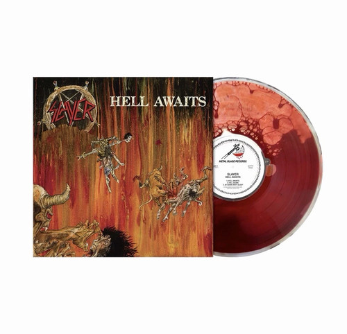 SLAYER Hell Awaits 40th Anniversary BLOOD FILLED Vinyl LP /666 *In Hand ...