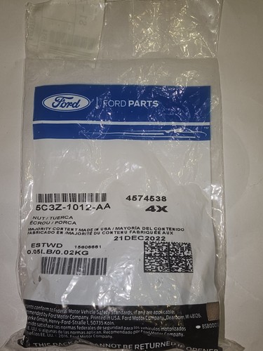 Genuine Ford Wheel Lug Nut (pack of 4) 5C3Z-1012-AA NOS OEM New | eBay