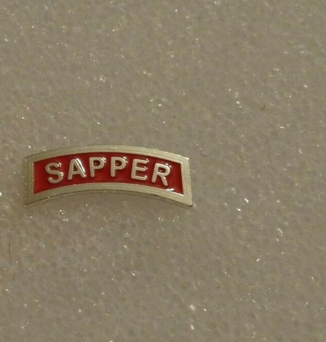 ARMY PATCH, SSI, ARMY ENGINEER SAPPER TAB,FOR WEAR ON ASUs and DRESS ...