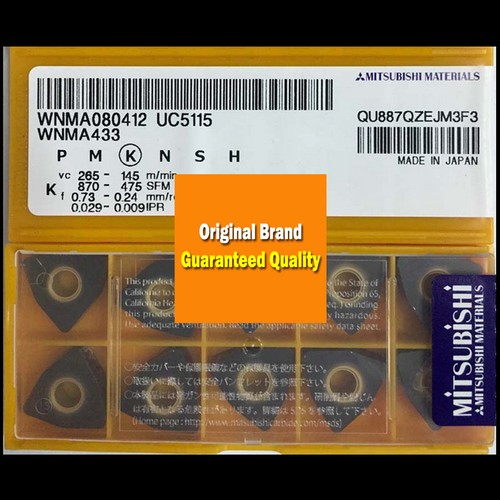 10PCS in BOX Original New MITSUBISHI WNMA080412 UC5115 WNMA433 Carbide ...