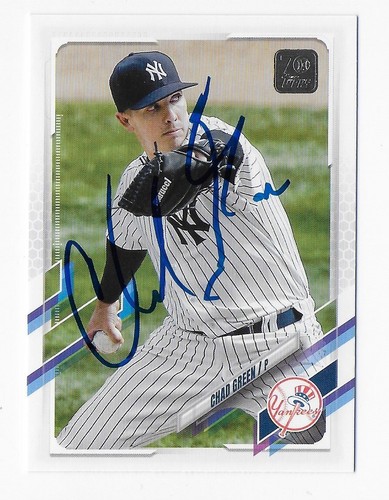 2021 TOPPS UPDATE #US290 CHAD GREEN YANKEES AUTOGRAPHED SIGNED BASEBALL ...