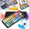 Professional 50 Colors Watercolor Paint Draw Painting + Water Brush ...