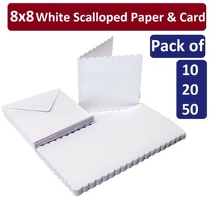 Scalloped Edge Cards for sale | eBay