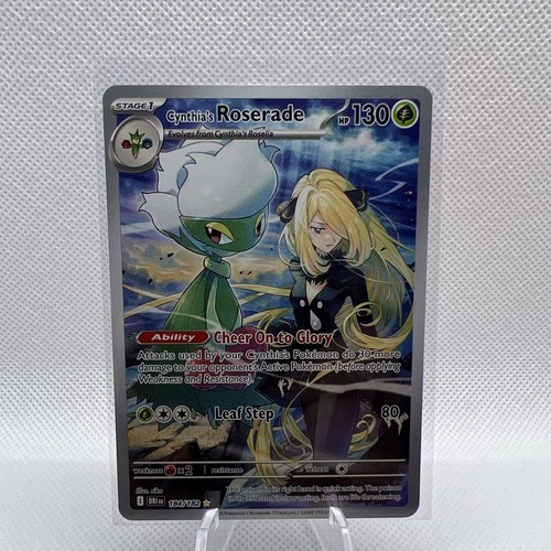Pokémon TCG Cynthia's Roserade 184/182 Destined Rivals Illustration ...