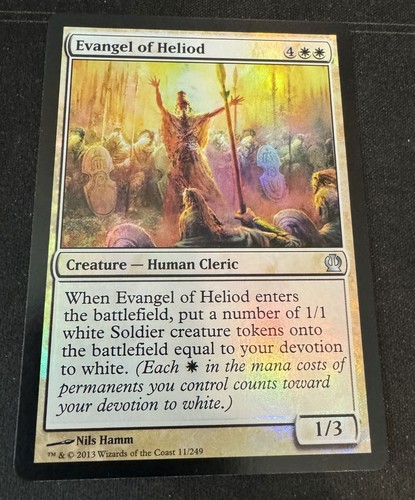 Evangel of Heliod *FOIL* Theros Magic the Gathering MTG | eBay