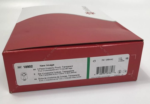 Hollister 18902 New Image 2-Pc Urostomy Pouches 1-3/4'' Flange 10/Box ...