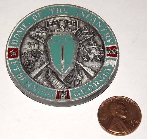 Challenge Coin - US Army - Ranger - Fort Benning, GA - Army General ...