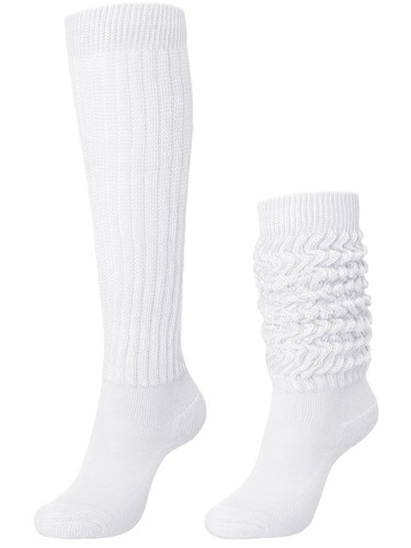 Slouch Socks Slouchy Socks Pack Knee High Scrunch Socks 80s 90s Socks ...