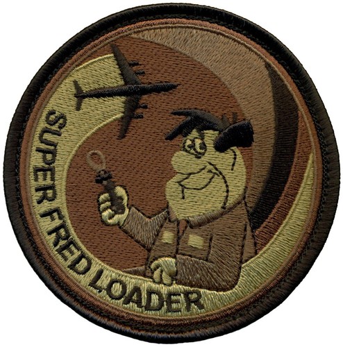 USAF 9th AIRLIFT SQUADRON – SUPER FRED LOADER PATCH - OCP | eBay