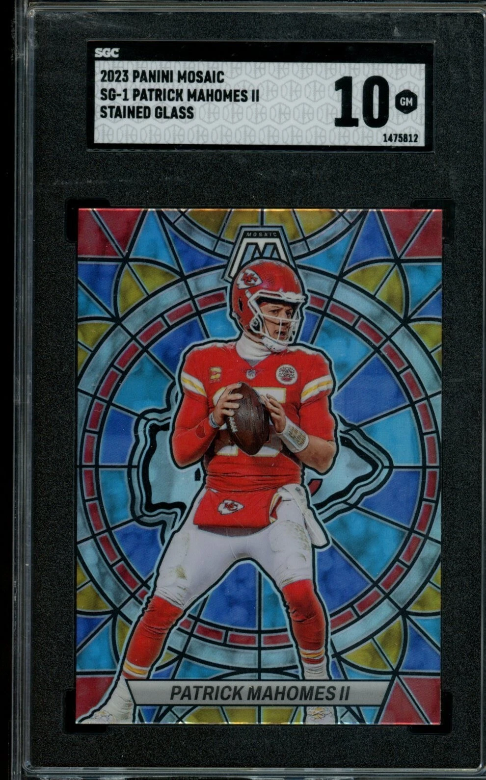 Patrick Mahomes II 2023 Mosaic #SG-1 Stained Glass /(SSP) Price Guide ...