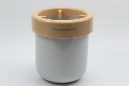 KitchenAid Ceramic Kitchen Utensil Holder With Divider. White And Beige ...
