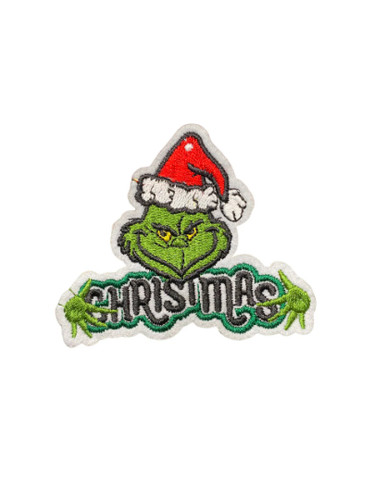 The Grinch Christmas Patch, Iron On/Sew On | eBay