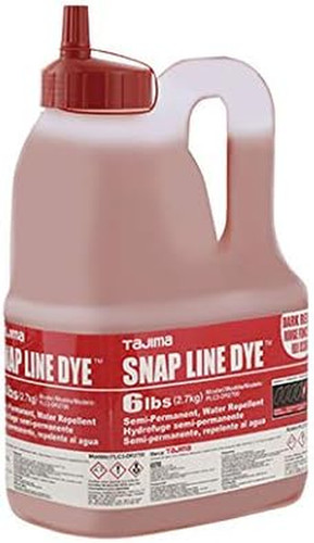 Marking Tools - Dark Red 6-Lb Semi Permanent Snap-Line Dye with Durable ...