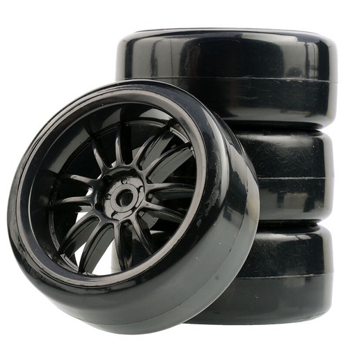 1/10 Rc Car Drift Wheels Tires Set For Hpi Rs4 Tamiya tt01e tt02 ...