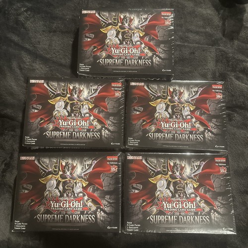 LOT OF 5 Yu-Gi-Oh! - Supreme Darkness MINI BOOSTER BOX - NEW/FACTORY ...