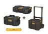 4-Dewalt 17-1/4" L X 13" W X 5-3" H Plastic TSTAK Parts Storage Box ...