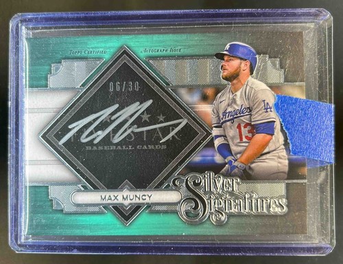2022 Topps Five Star Max Muncy Silver Signatures Aqua Auto #6/30 ...