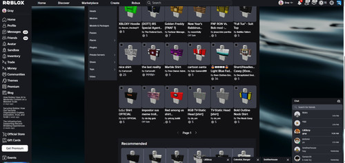 Roblox Account with a 999M+ Robux Classic Shirt (12 Million Dollars USD ...