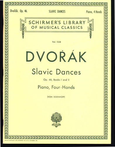 SHEET MUSIC DVORAK SLAVIC DANCES PIANO, FOUR HANDS | eBay UK