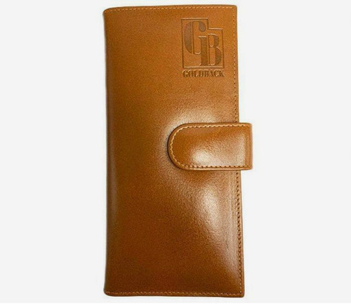 GOLDBACK BROWN LEATHER WALLET - HOLDS 1,5,10,25,50 GOLDBACK GOLD NOTES ...