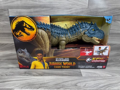 JURASSIC WORLD 38" SUPER COLOSSAL ALLOSAURUS DINOSAUR ACTION FIGURE ...