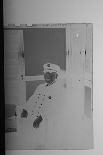 (1) B&W Press Photo Negative Holyoke MA Fire Department Fire Chief ...