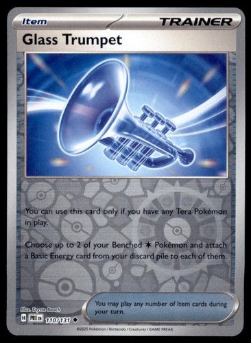 Glass Trumpet - Prismatic Evolutions - 110/131 - Pokemon TCG - NM ...