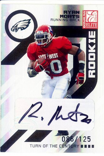 ryan moats rookie rc draft auto autograph louisiana la tech elite ...