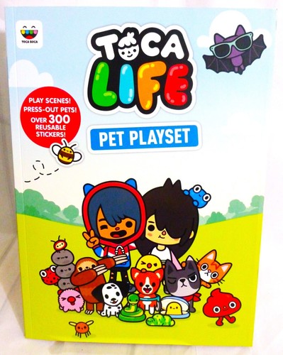 Toca Life Pet Playset (Toca Boca) Play Scenes + Press out Pets 300 ...