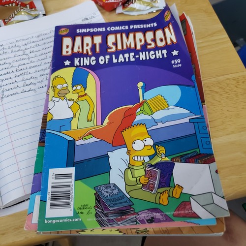 Simpsons comics Presents: Bart Simpson King of Late Night. | eBay