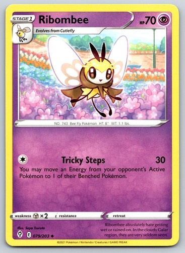 Ribombee - Evolving Skies 079/203 Pokemon TCG Card | eBay