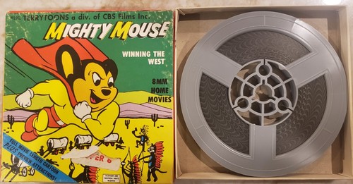 Vintage Terrytoons Mighty Mouse Winning The West Super 8mm Movie | eBay