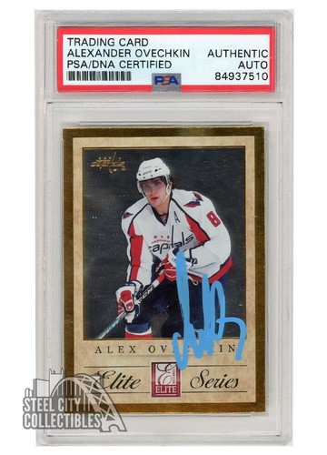 Alexander Ovechkin 2011-12 Elite Elite Series Auto Card #3 PSA/DNA ...