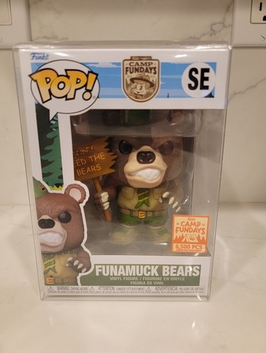 2023 SDCC Funko Camp Fundays Box of Fun Funamuck Bears Only Pop! LE ...