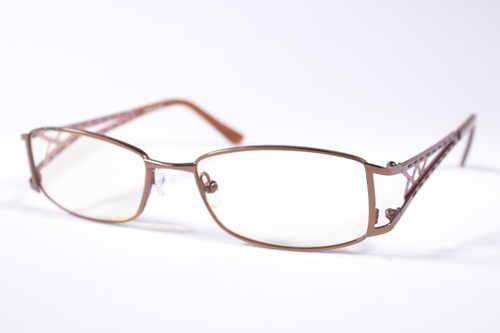 Ferucci Eyeglasses 1760 Women Bronze Full Rim Metal Eyewear Glasses ...