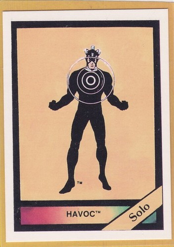 1987 COMIC IMAGES MARVEL UNIVERSE SERIES 1 HAVOK HAVOC #64 NMMT *A1928 ...