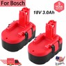 2 x 18V Extended Ni-Mh 3.0AH Battery for Bosch BAT025, BAT026, BAT160 ...