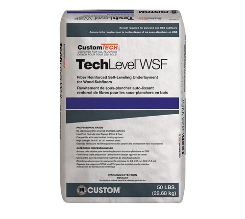 Custom TechLevel WSF – Self-Leveling Underlayment for Wood Subfloors ...