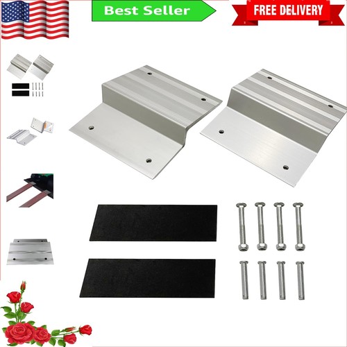 Premium Aluminum Ramp Top Kit - 1400 lbs Capacity and Mounting Hardware ...